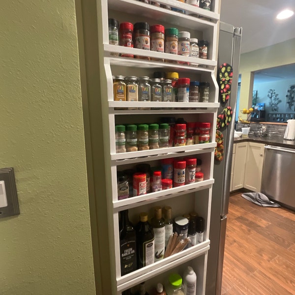 Wall Mounted Door Mounted Spice Rack - Etsy