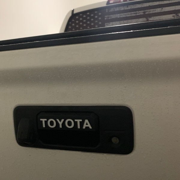 Toyota Tailgate Handle Vinyl Letters - Etsy