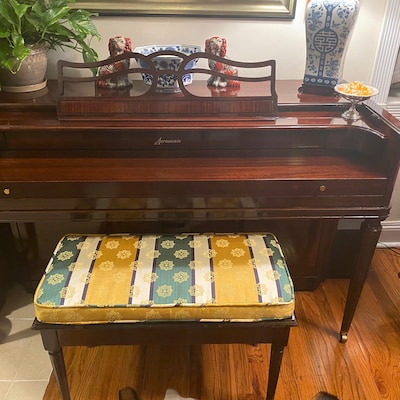 Custom Order Piano Bench Cushion Cover chair Cover Pad Bench Cushion ...