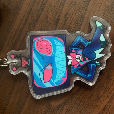 Cat Lucifer Hazbin Hotel Keychain Cute Cat Lucifer Charm - Etsy