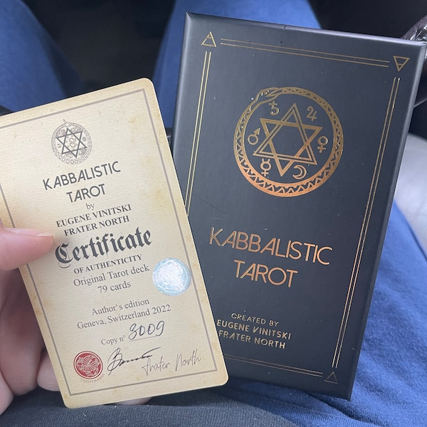 Kabbalistic Tarot Deck, Divination Cards, Unique Illustrated Occult ...