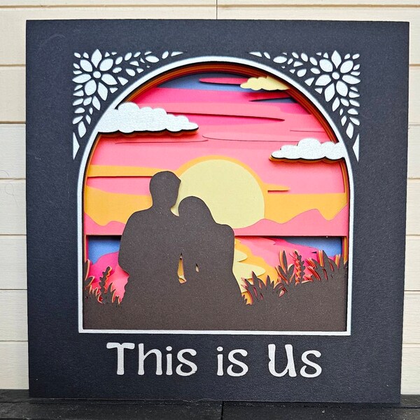 3D Custom Beach Shadow Box, 10 X 8 Custom Photo Shadow Box, 3D ...