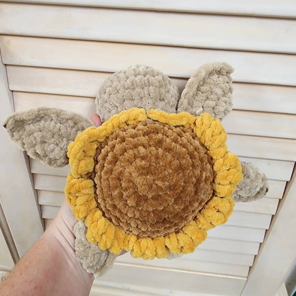 Petal the Sunflower Turtle Pattern Crochet PDF Download Beginner ...