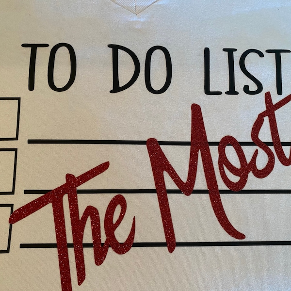 To Do List: THE MOST! SVG, Dxf, Png, and Eps - Etsy