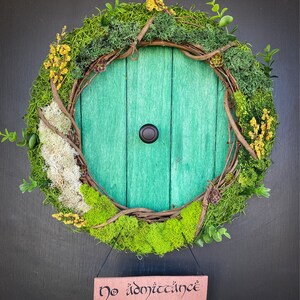 Hobbit Wreath Door Wreath Lotr Decor Wall Hanger 14 - Etsy