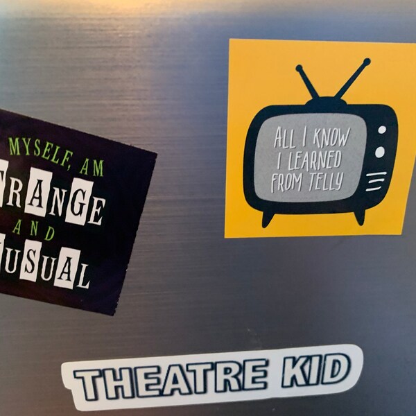 Telly, Matilda Sticker, Broadway Show, Musical Theater, Glitter Sticker ...