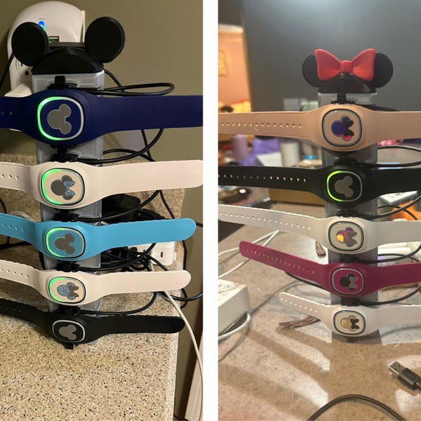 5-slot Magicstand Charging Tower for Magicband+ | Family Magic Band ...