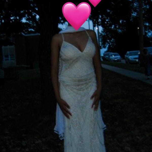 Vintage Y2K Black White Animal Zebra Print Satin Sequin Prom Hoco ...