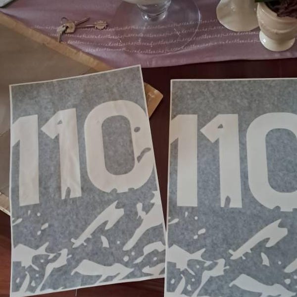 110 Side Wing Panel Decals to Fit Defender 110 - Choose Size and Colour ...