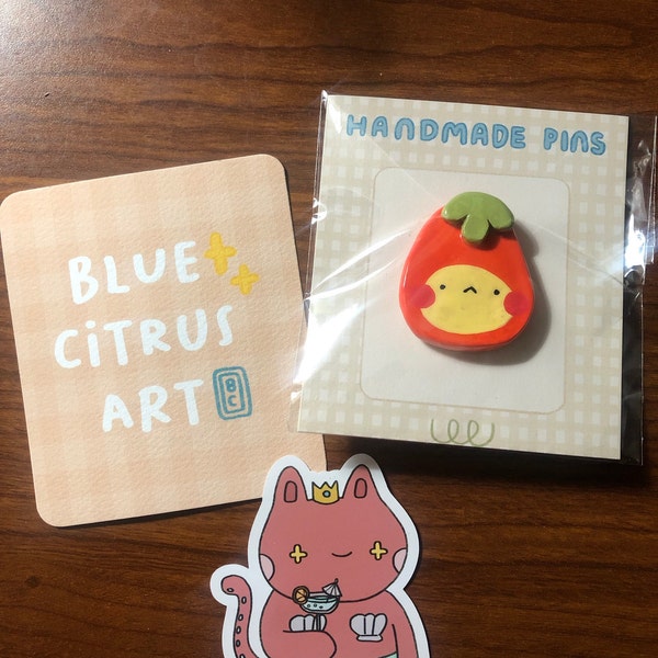 Handmade Clay Pins - Etsy