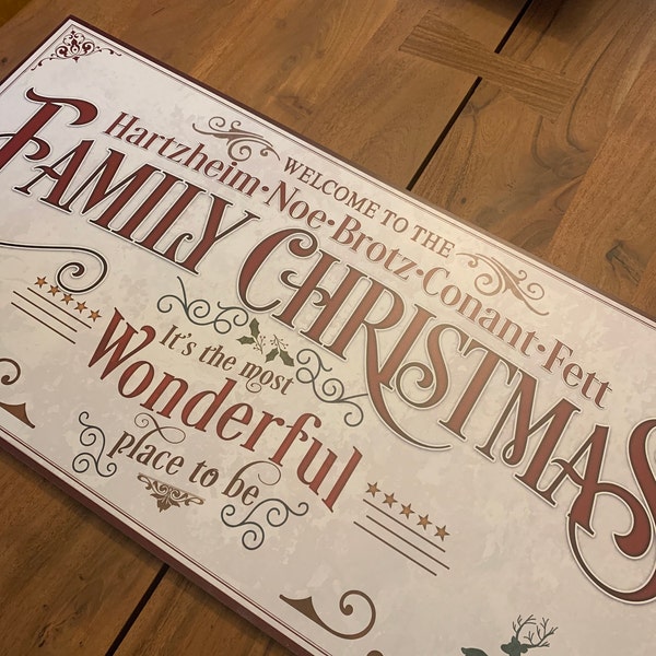 Rustic Christmas Sign | Christmas Decor Sign | Holiday Season Sign ...