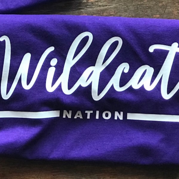 Wildcat Nation Svg, Wildcat Svg, School Sports Team Shirt Svg, School ...