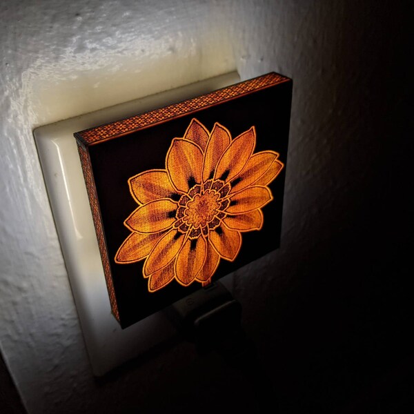 Wild Flower (night Light, Daisy, Art Prints, Girl Gift, Flower Girl ...