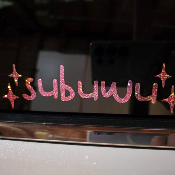 Subuwu Sticker - Car Sticker - Subaru Car Decal - Bumper Sticker - JDM ...