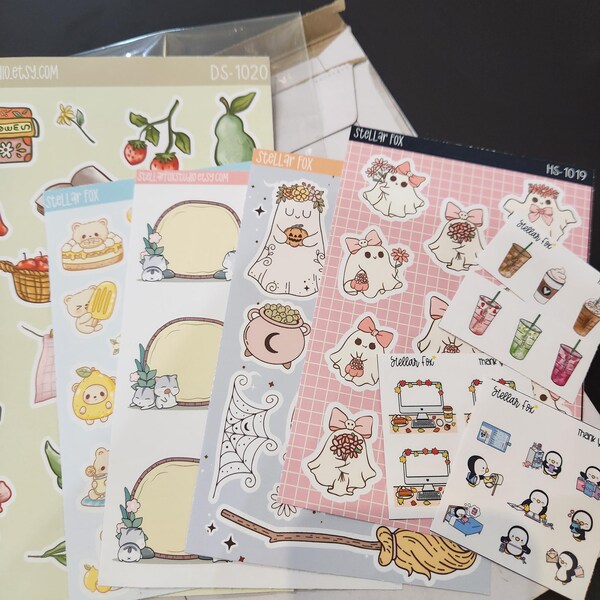 Summer Weekly Planner Sticker Kit , Vertical Sticker Kit , Planner ...