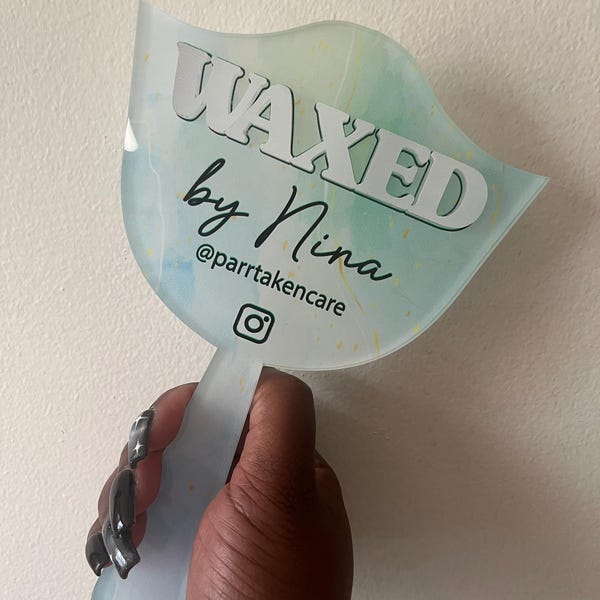 Handheld Mirror Social Media Prop | Personalized Eyelash Technician ...