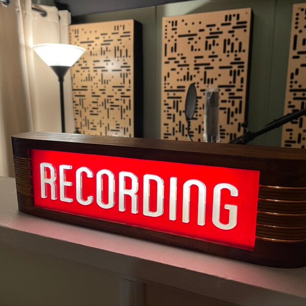 Recording 14 Studio Warning Sign - Etsy