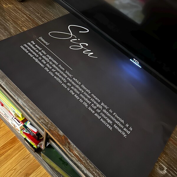 Lagom Print, Lagom Definition Poster, Lagom Wall Art, Lagom Decor ...