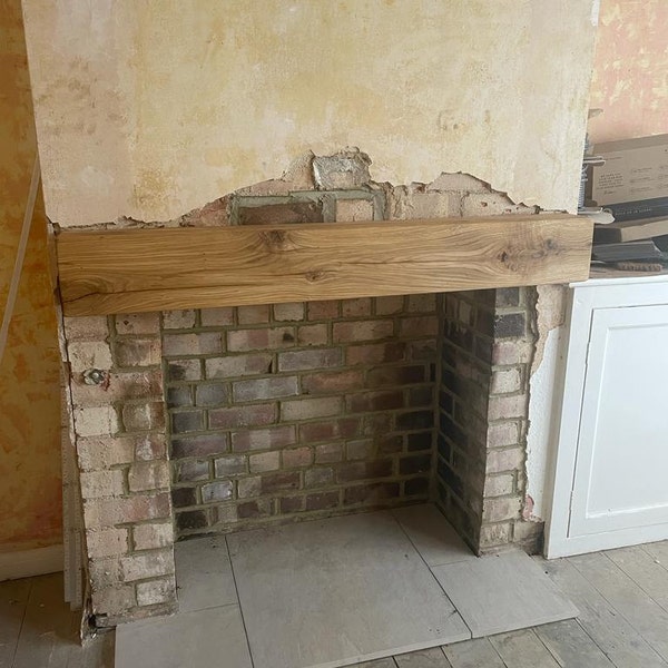 Rustic Mantle Beam - All Sizes, Oiled, Pre-drilled, Free Fixings ...