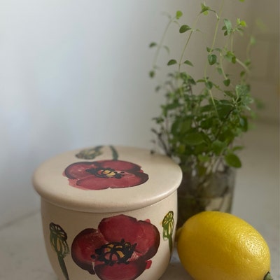 Forgetmenots Butter Dish, Forget Me Nots, Small Blue Flowers Butter ...