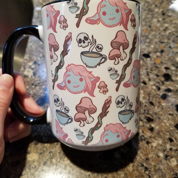 Caduceus Pattern Mug, Critical Role Themed Mug - Etsy