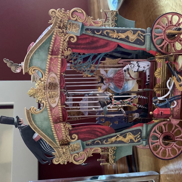 3D Pop up Card: the Puppet Theater (3D027) - Etsy