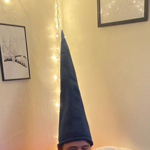 MERLIN WIZARD SORCERER Hat 28" to 30" Tall Blue Fleece and Assorted ...