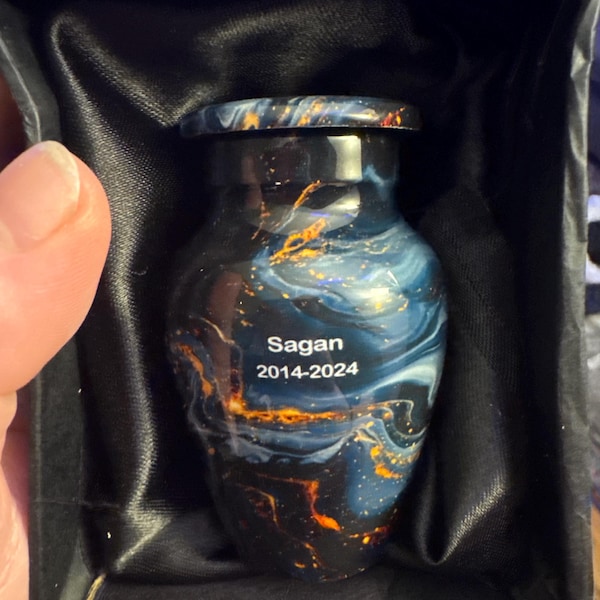 Engraved Ocean Wave Surfer Funeral Urn for Human Ashes Adult Upto 200 ...