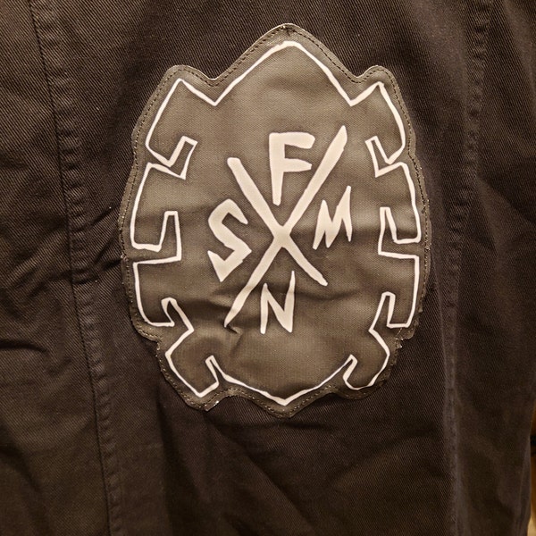 Cosplay Costume Spider-verse Spider Punk - SPIDER-PUNK - Back Patch & 2 ...