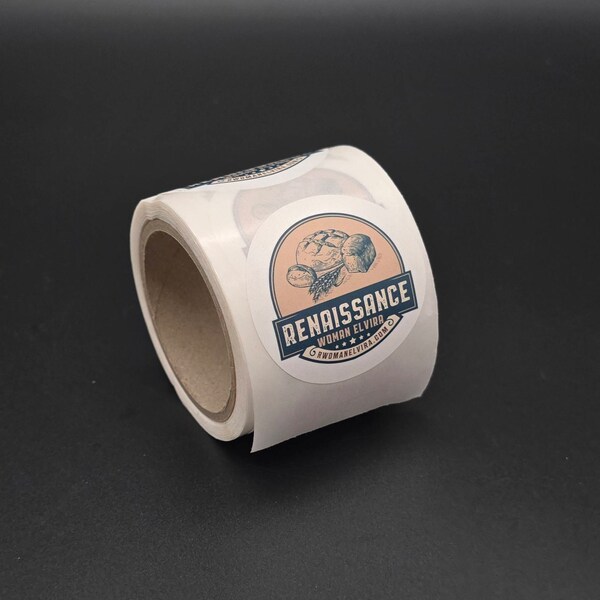 CUSTOM Stickers Roll, Custom Logo Stickers, Custom Label Roll ...