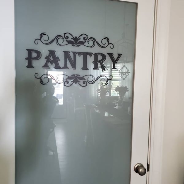 Front Door Decal W Number Custom Decal for Front Door Business Door ...