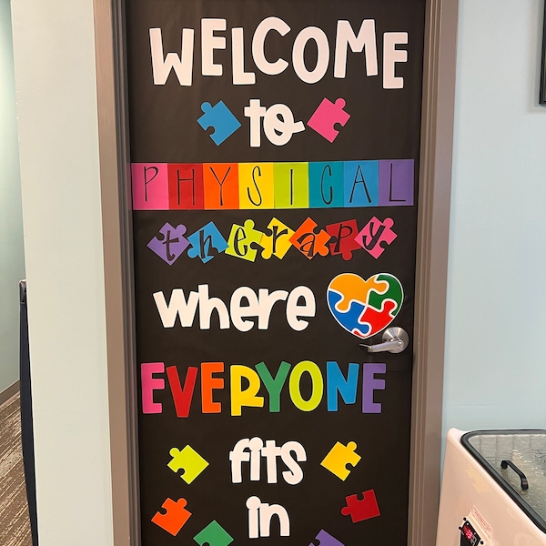 Autism Awareness Door Decoration Kit: School Bulletin Board Letters - Etsy