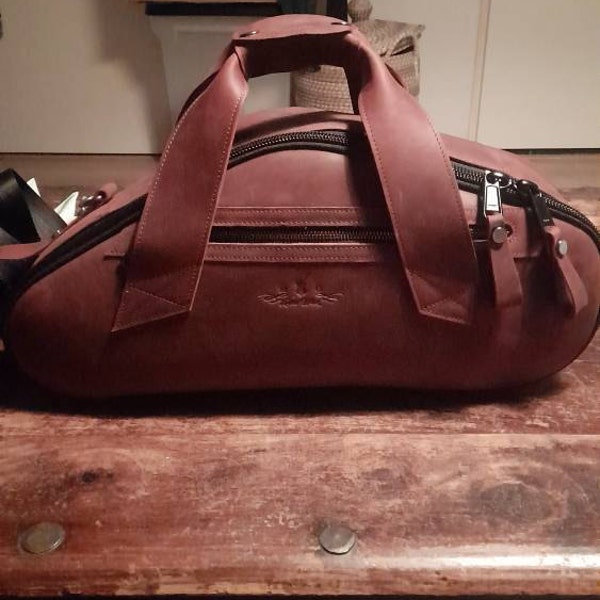 Genuine Leather Bag for Alto Sax by MG Leather Work, Personalized ...