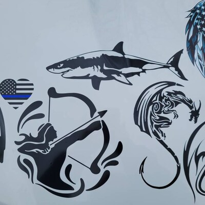 Law Scales of Justice Symbol/logo Vinyl Decal/sticker for Laptop/car ...