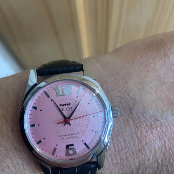 Vintage HMT 17 Jewels Manual Winding Movement Men's Watch HMT Watch HMT ...