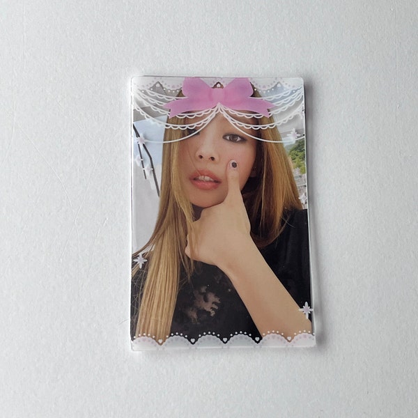 Kpop Photocard Frame Card, Lace Deco Frame, Kpop Photocard Accessories ...