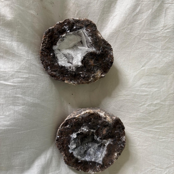 Nice Banded Agate 4.30" Cut Polished Brazilian Agate Quartz Geode Half ...