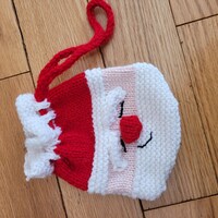 Secret Santa Goody Bag - Christmas Knitting Pattern - Party Favour Bag ...
