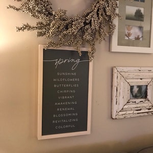 Kitchen Sign, the Secret Ingredient is Always Love, Wood Framed Sign ...