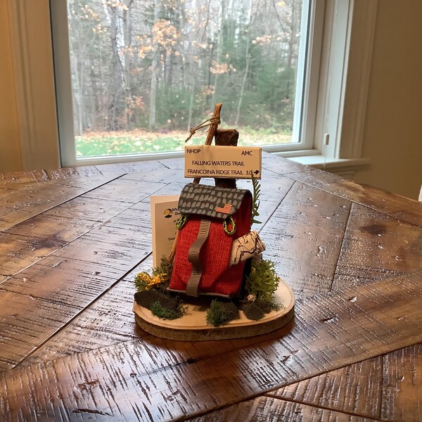 Ski Adventure Backpack - Magnet/ Ornament Decoration - Etsy