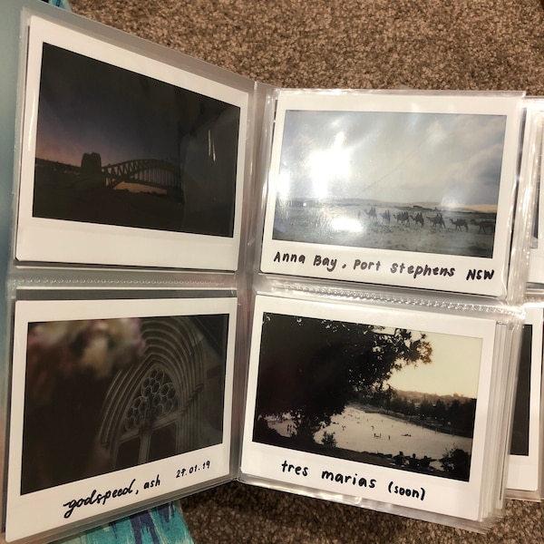 Ready to Ship! Polaroid Photo Album/film Holder Translucent for ...