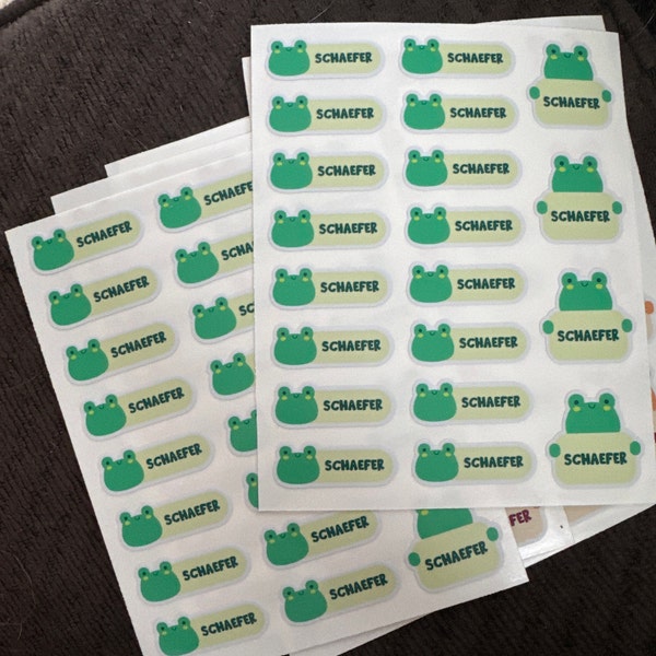 Kid Name Label｜laminated Kid Name Sticker｜waterproof Kid Name｜kids ...