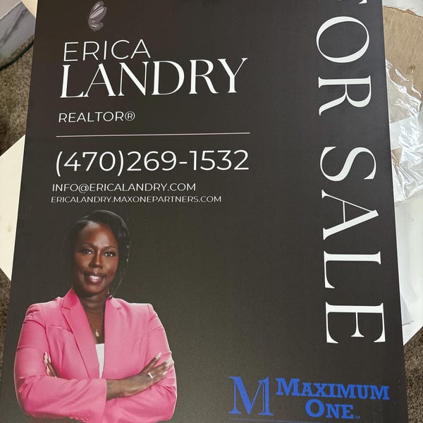 Custom Real Estate Sign PVC Post + Sign Panel & Rider, for Sale, Open ...