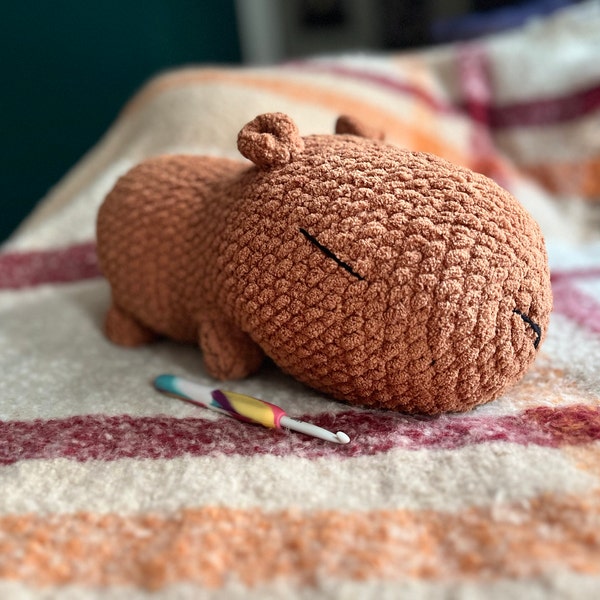 Capybara CROCHET PATTERN 3 in 1, Amigurumi Capybee, Crochet Bee ...