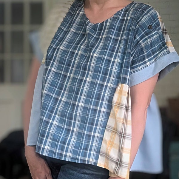 Collage Gather Top - PDF Sewing Pattern - Etsy