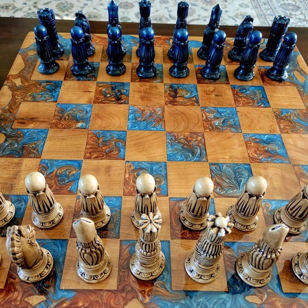 Made to Order - Chess Set, British Birds, Similar to the Set in Blade ...