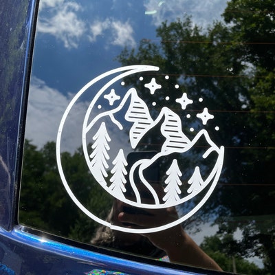 Ocean Badge Vinyl Decal Water Bottle Decal Car Window - Etsy