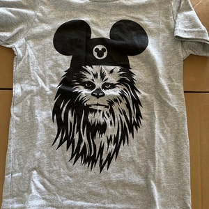 Chewbacca Shirt Star Wars Shirt Custom Disney Shirts Chewie - Etsy