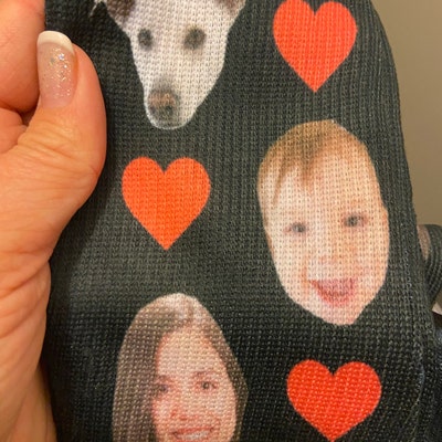 Custom Face Socks, Photo Personalized Socks, Faces on Socks, Picture ...