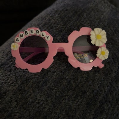 Personalized Sunglasses for Kids, Daisy Glasses, Neutral Glasses ...